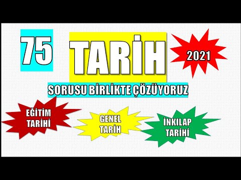 2021  EKYS-KPSS KARIŞIK  TARİH SORULARI  ÇÖZÜYORUZ -1-  🔴CANLI YAYIN