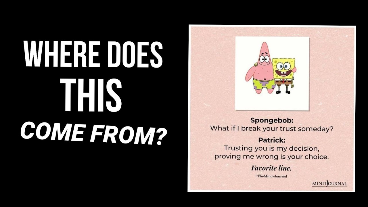 The Weirdest Fake Spongebob Quote - YouTube