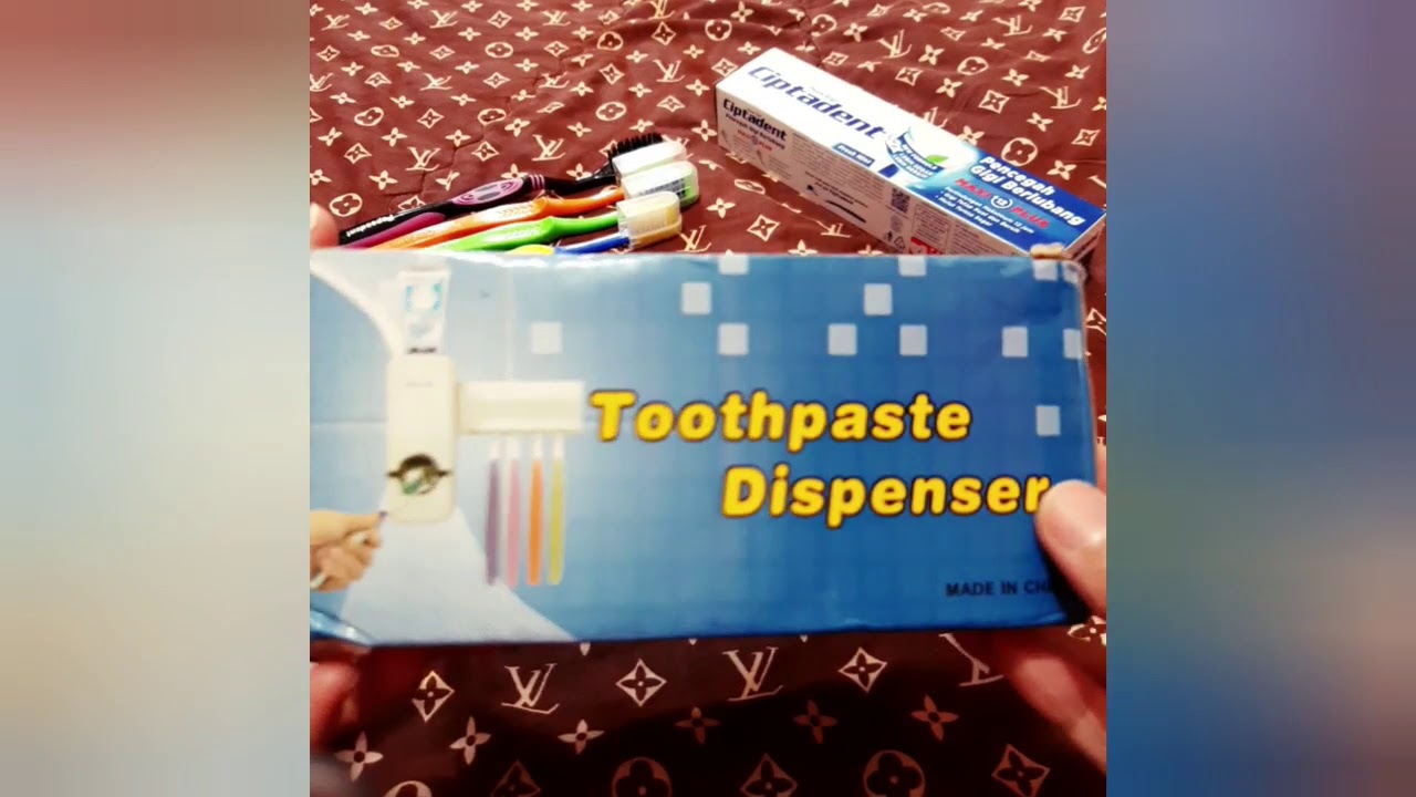 Cara Pasang Toothpaste Dispenser in Bahasa - YouTube