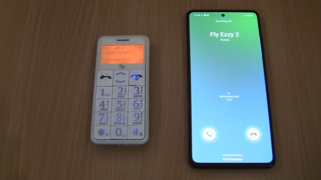 Over the Horizon incoming call & Outgoing call at the Same Time Samsung Galaxy A40+Fly Ezzy 2 ...