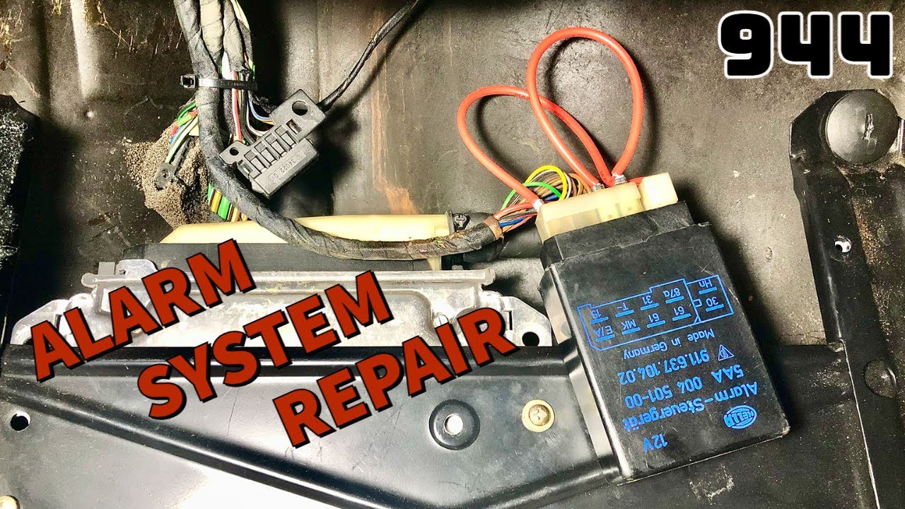 Porsche 944 – OEM Alarm System Repair & Bypass Procedure Tutorial - YouTube