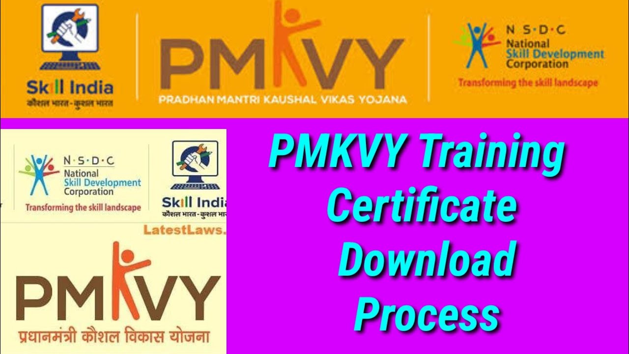 PMKVY Training Certificate Download Process 2025 | Skill India | NSDC ...