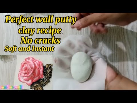 perfect homemade wall putty air dry clay recipe with Tips / wall putty ...
