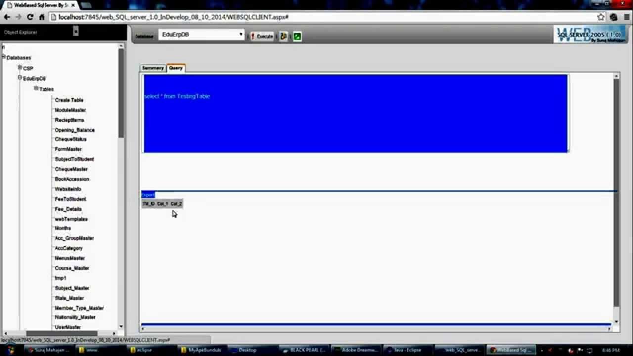 WEB Sql Server Demo - YouTube