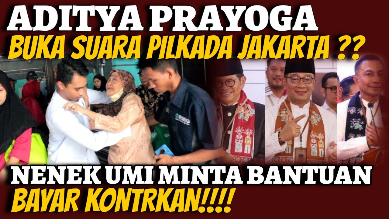 ADITYA PRAYOGA BUKA SUARA PILKADA JAKARTA - NENEK UMI MAU PINGSAN MINTA ...