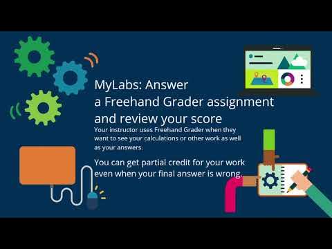 MyLab: Answer a Freehand Grader (Beta) assignment and review your ...