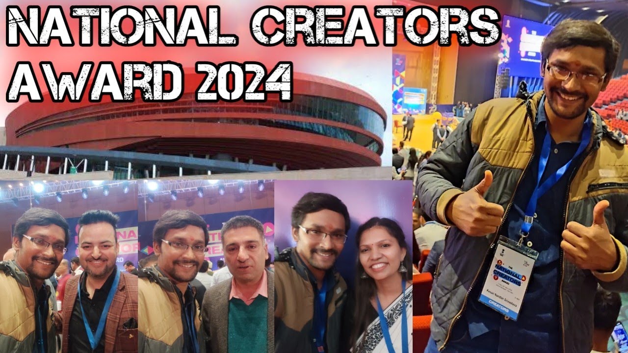 Exclusive Vlog of National Creators Award 2024 | PM Narendra Modi ...