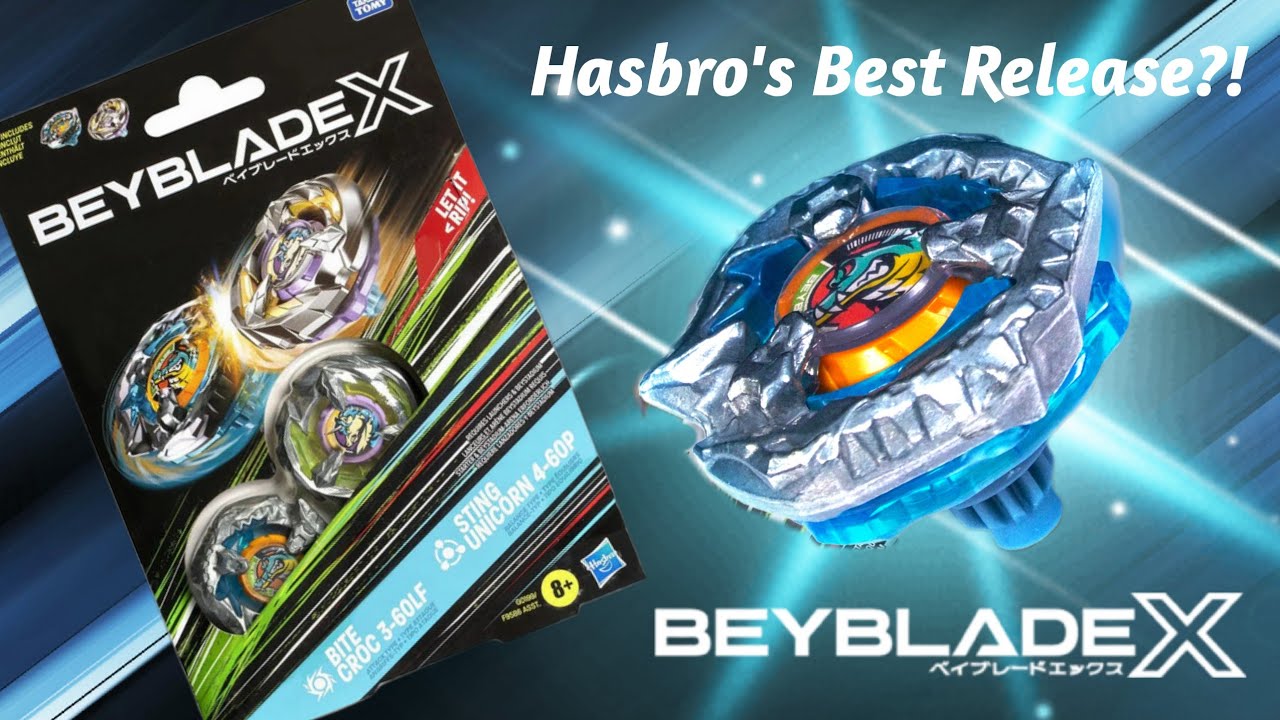 Beyblade X's Bite Croc Can BITE! Bite Croc Dual Pack Unboxing, Review ...