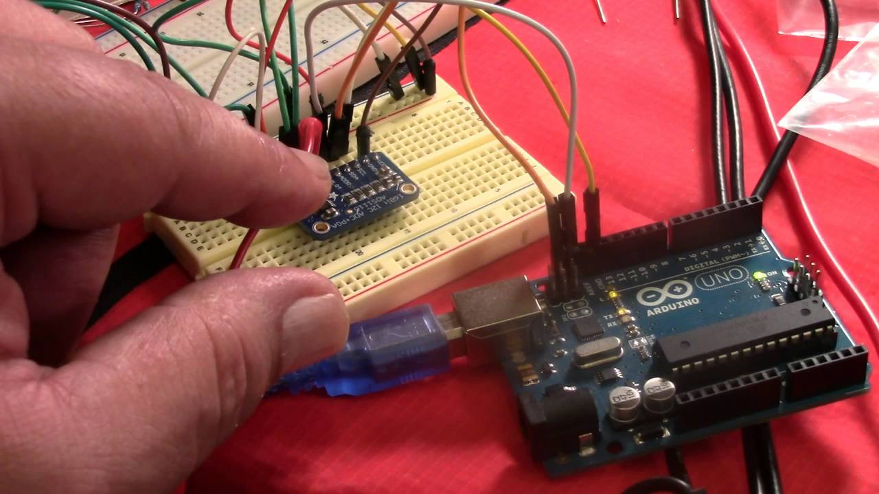 ADS1115 16 bit ADC with PGA test and measurement - YouTube