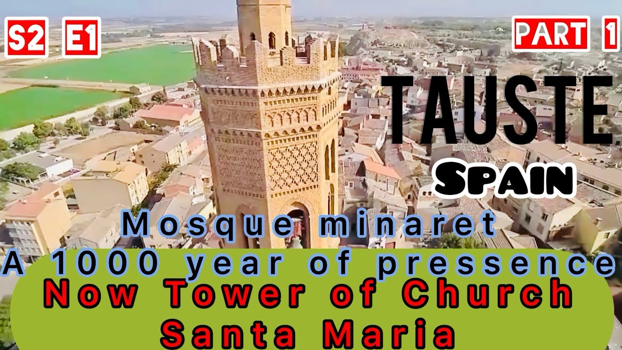 1200 year old Moorish Mosque Minerat (now Bell Tower of church) - in a ...