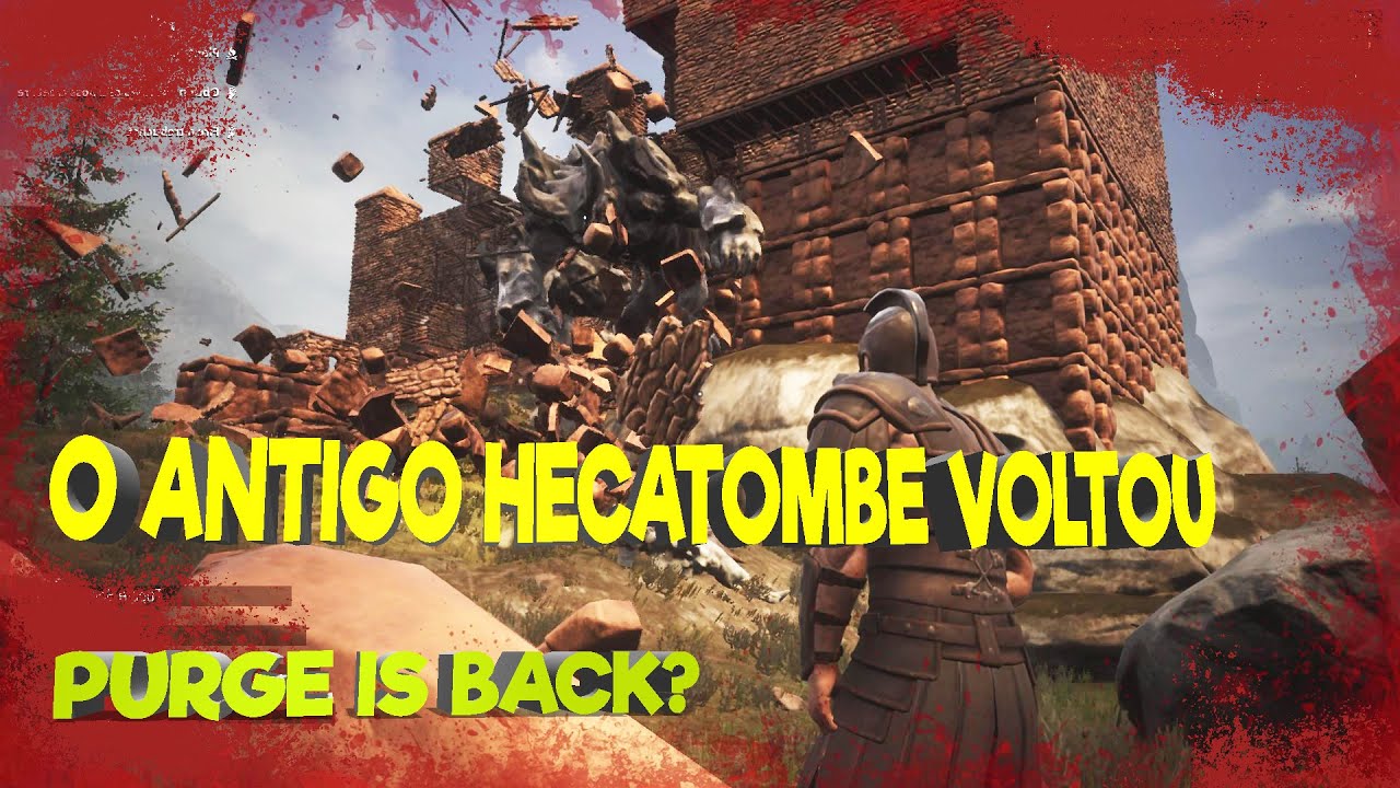 O ANTIGO HECATOMBE VOLTOU!! MAS.... CONAN EXILES AGE OF HEROES - YouTube