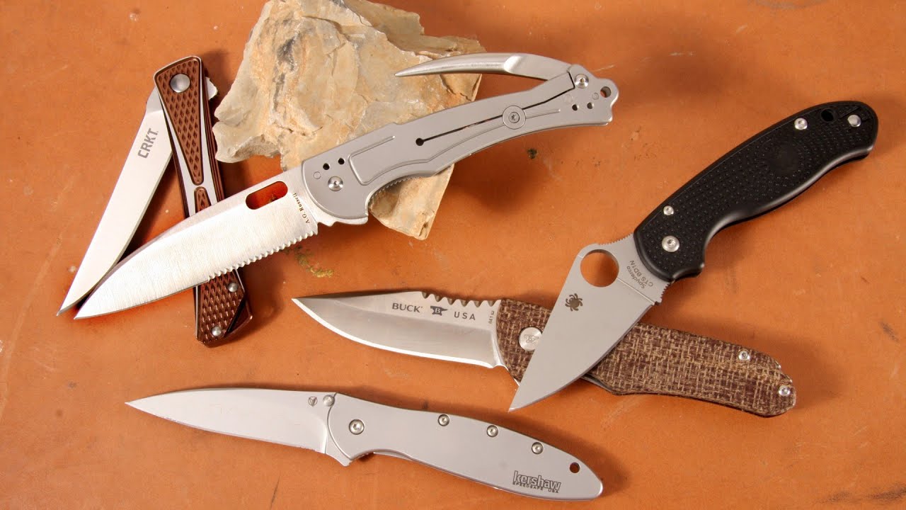 10 Mid-Range EDC Pocket Knife Picks $50-100 - YouTube