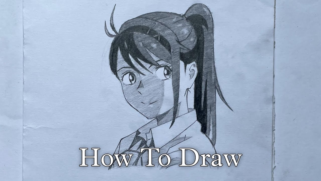 How to draw Suzume Iwato | Suzume drawing step by step easy method ...