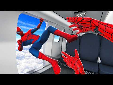 Throwing SPIDERMAN Off a Plane in Bonelab VR