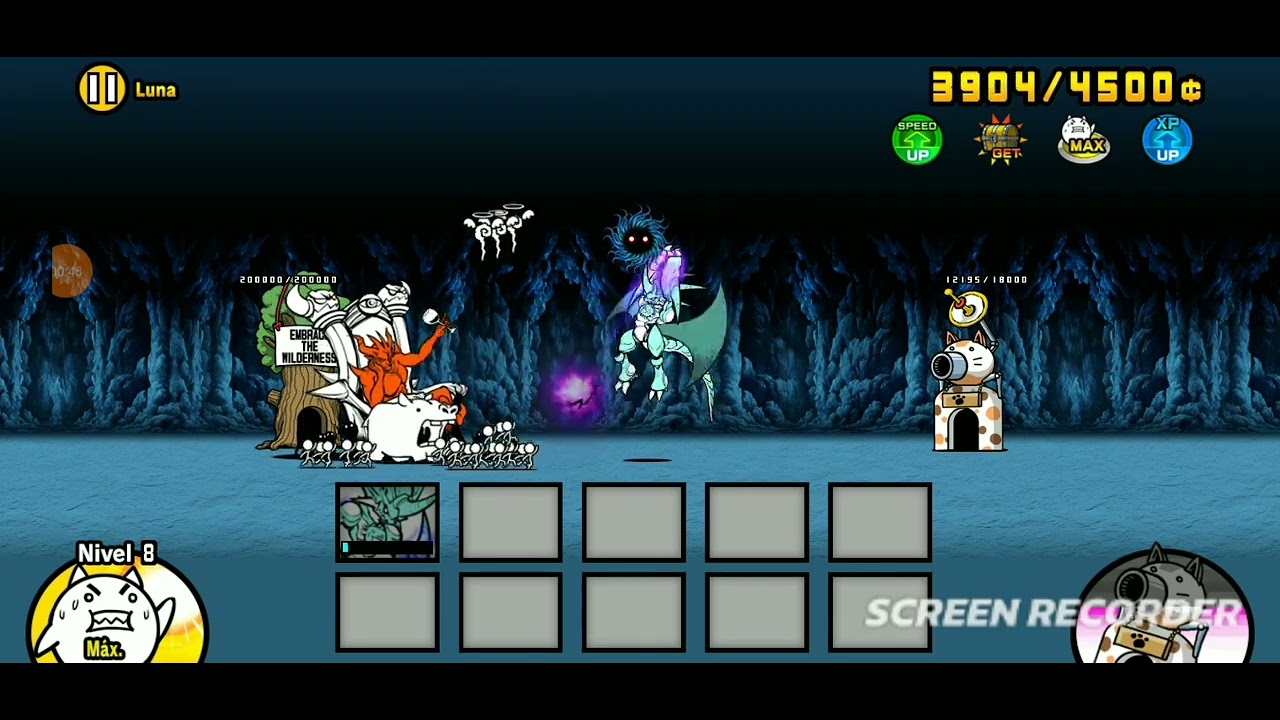 The battle cats batalha (gato bégimo) - YouTube