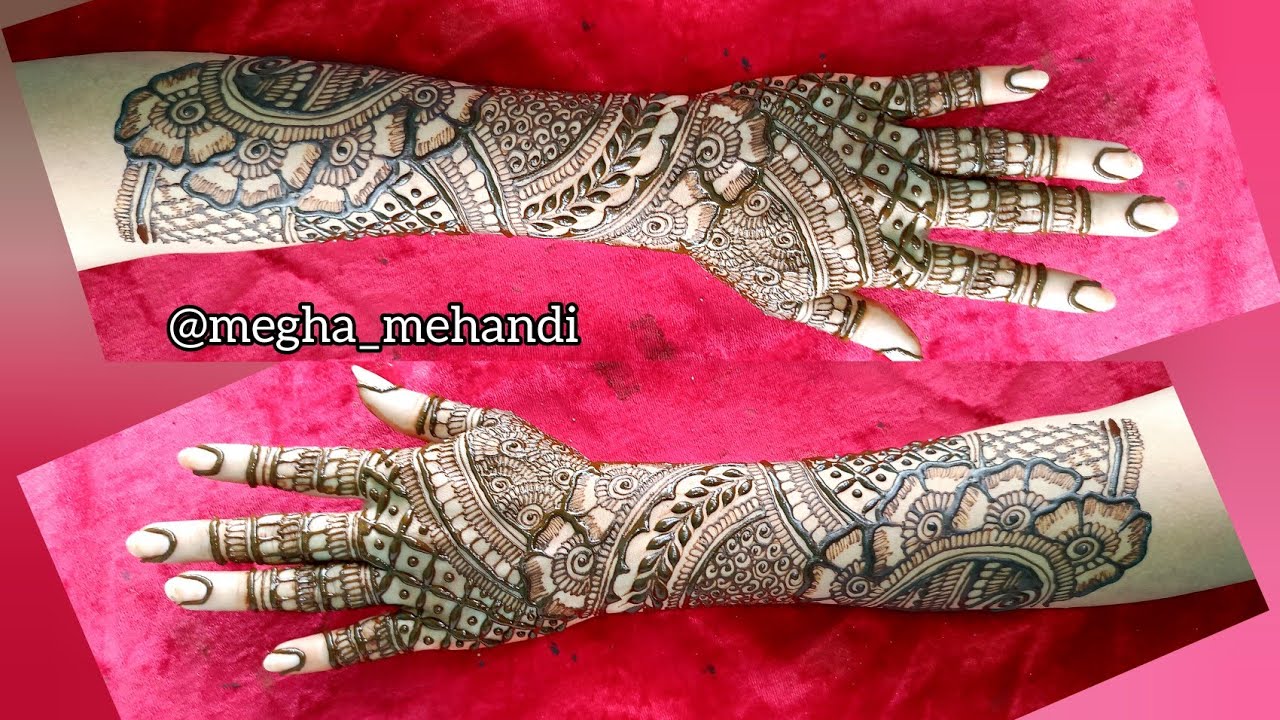 Gorgeous Full Hand Mehndi Design 2025 || Trending Back Hand Mehndi ...
