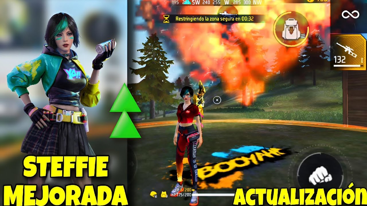 STEFFIE MEJORADA 😮 SU HABILIDAD ANTES Y DESPUÉS DE LA ACTUALIZACIÓN ...