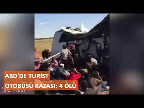 ABD'de turist otobüsü kazası: 4 ölü