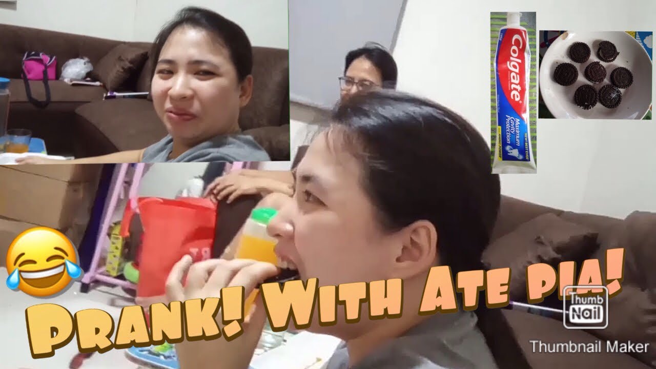 Oreo Colgate PRANK on Ate Pia! |Laptrip!!! - YouTube