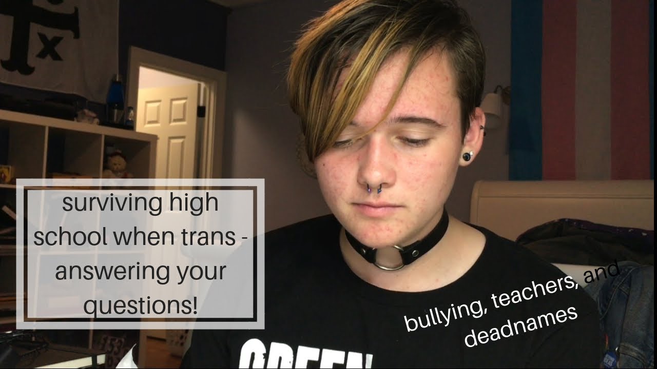being trans in high school | q & a - YouTube