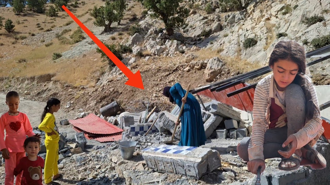 heroism of the nomadic lady in the devastation: How a Single Mother ...