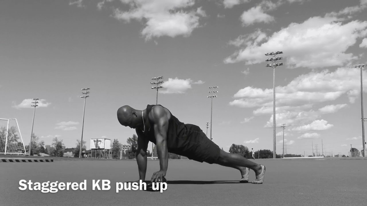 Offset KB push up - YouTube