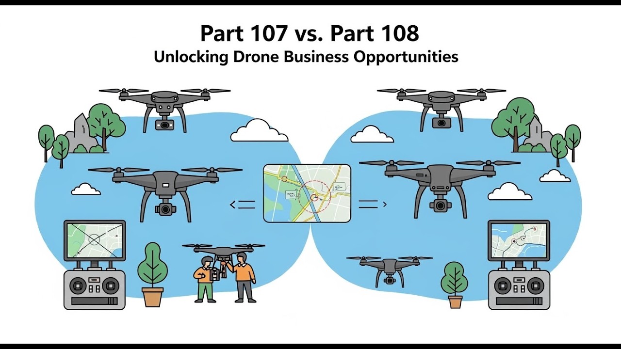 Part 107 vs. Part 108: Which Drone License Unlocks YOUR Business in ...