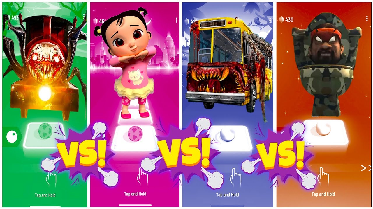 CHOO CHOO CHARLES 🆚 COCOMELON BABY 🆚 BUS EATER 🆚 SKIBIDI TOILET RAMBO ...
