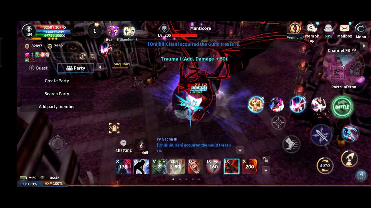 Cabal Mobile Philippines : Gladiator Solo Manticore (Pinilit!) - YouTube