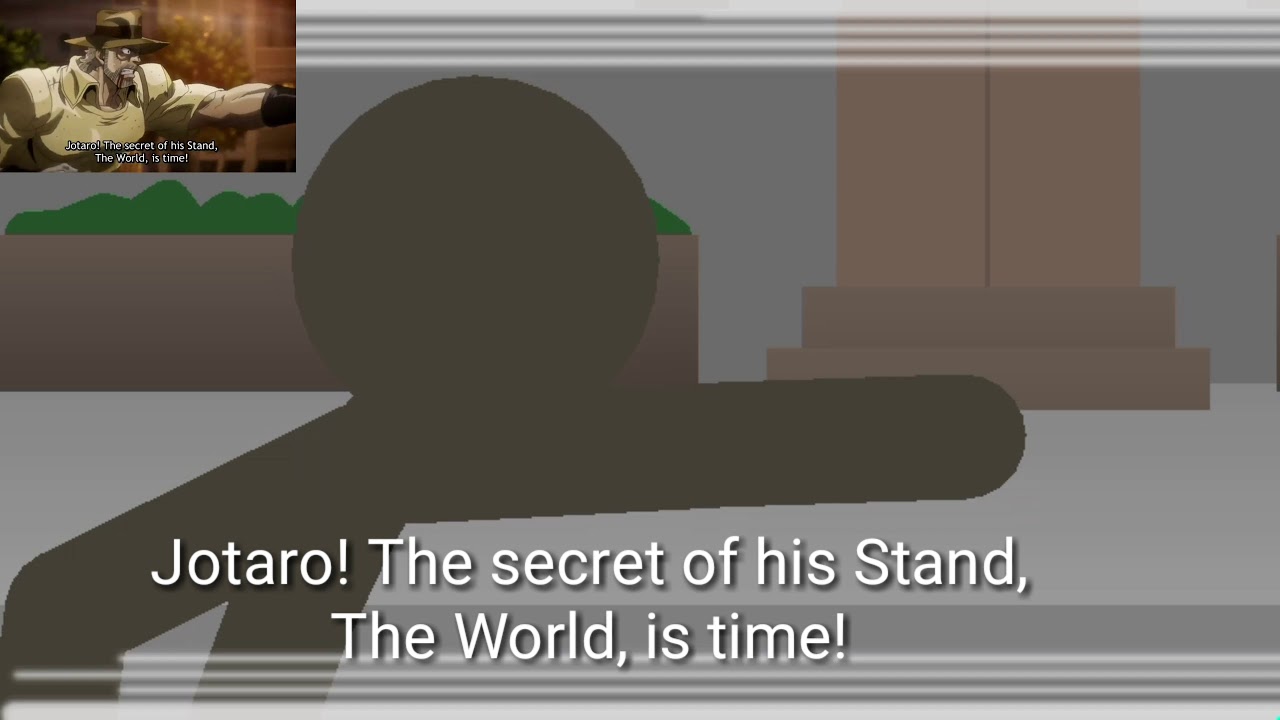 Dio's Time Stop (sticknodes animation) - YouTube