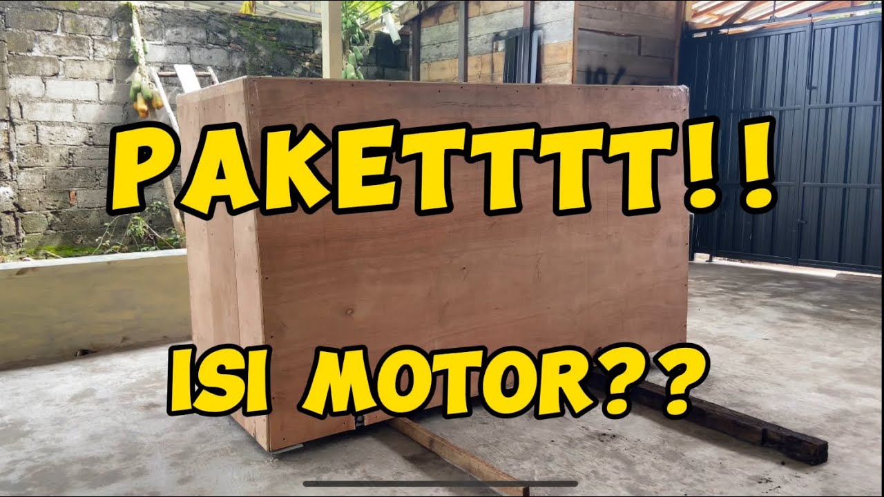UNBOXING PAKET ISI MOTOR - Packing Kayu Dijamin Aman Kirim Via JNT ...