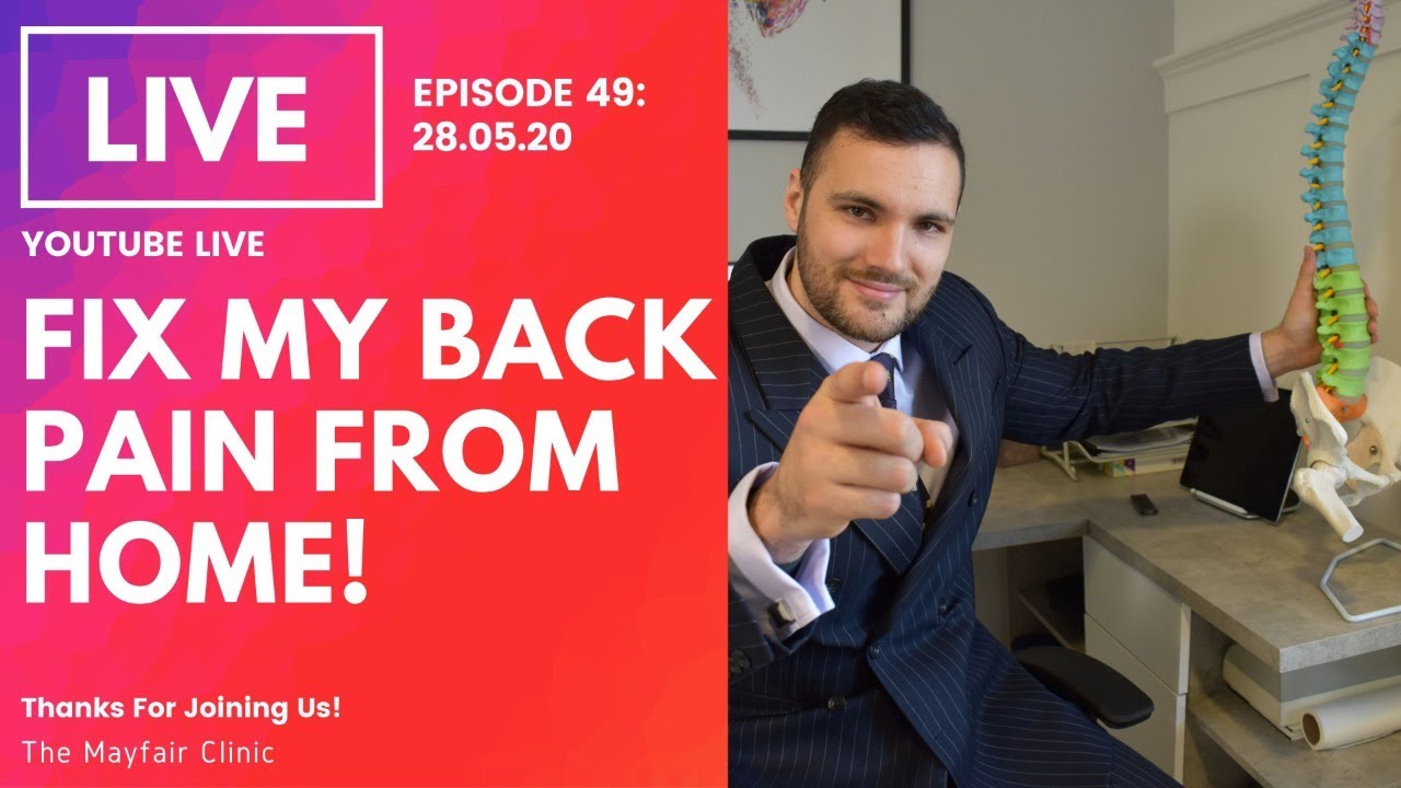 Fix My Back Pain From Home - YouTube