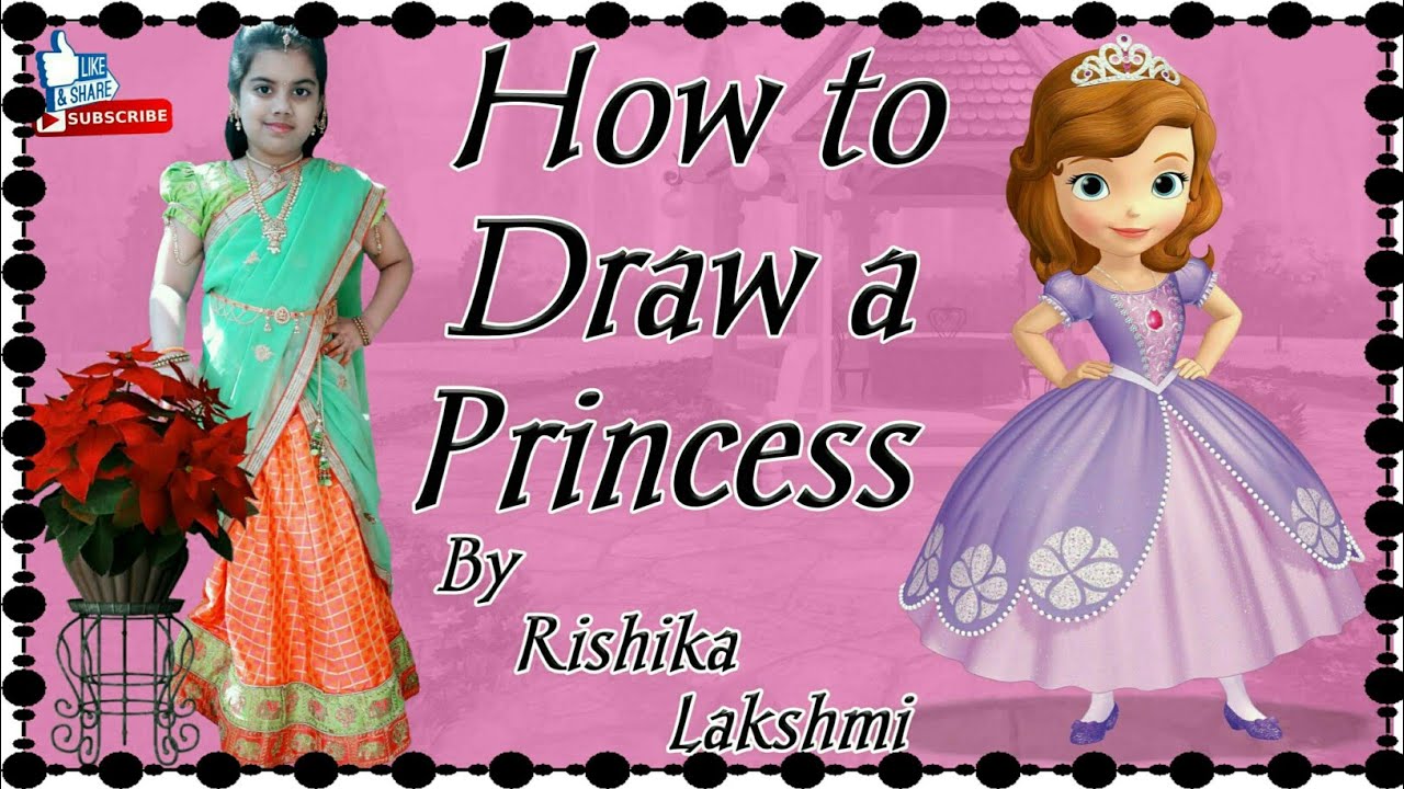 How to draw a Princess | Easy to draw a Princess | Easy drawing |For ...