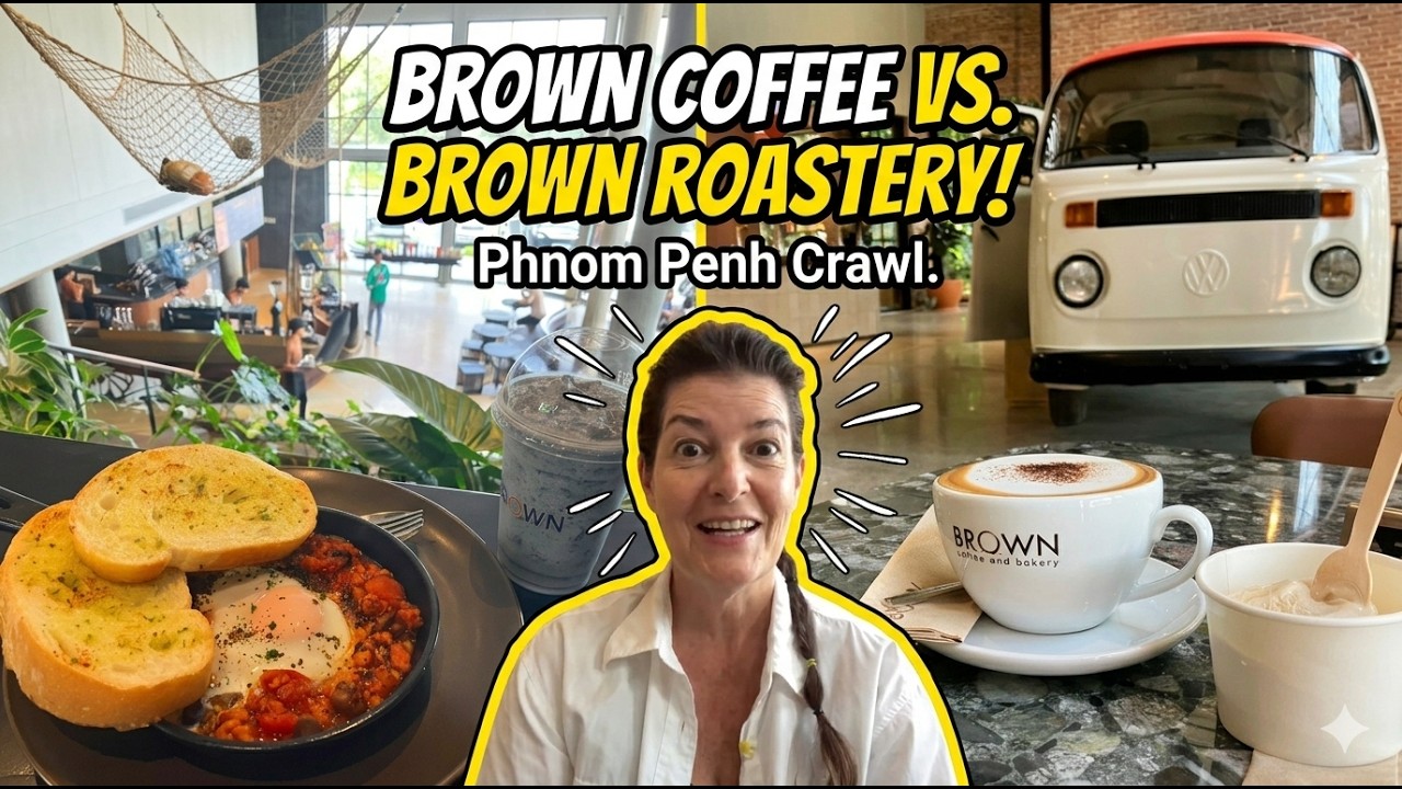 Brown Coffee vs. Brown Roastery: Which is the Best in Phnom Penh? - YouTube