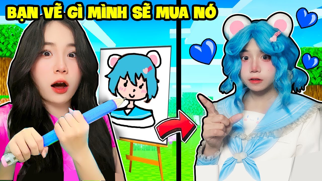 BẠN VẼ CÁI GÌ MÌNH MUA CÁI ĐÓ | SAMMY VÀ MÈO SIMMY ĐẠI CHIẾN VẼ TRANH ...