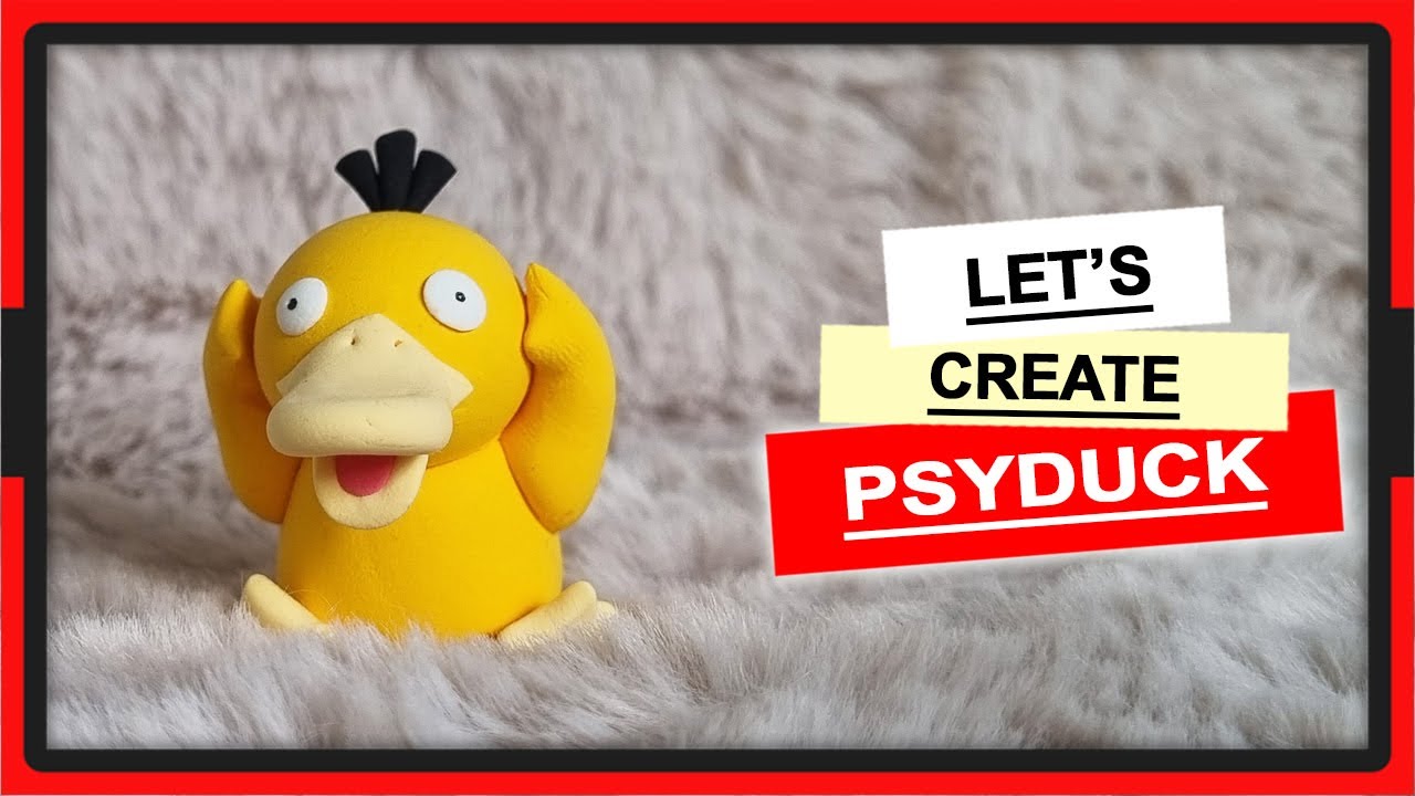 Pokemon Psyduck Clay Sculpt - YouTube