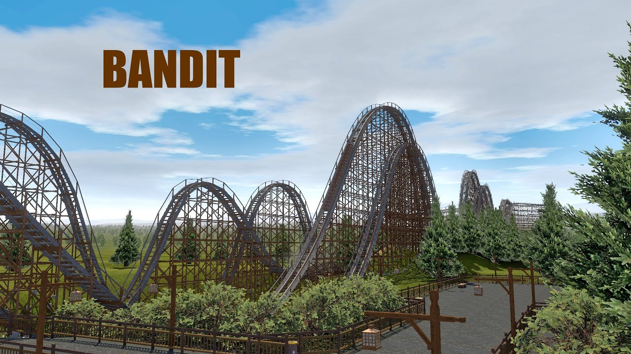 Bandit | Intamin Wooden Coaster | No Limits 2 - YouTube