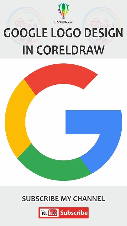 Recreate one of the world’s most recognizable logos – Google – using CorelDRAW #shorts # ...