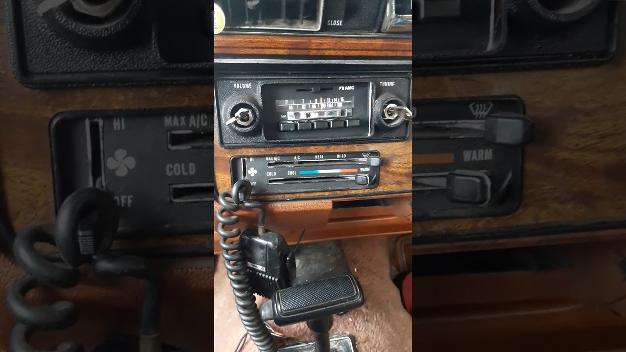 1980s amc eagle radio converted to mp3 - YouTube