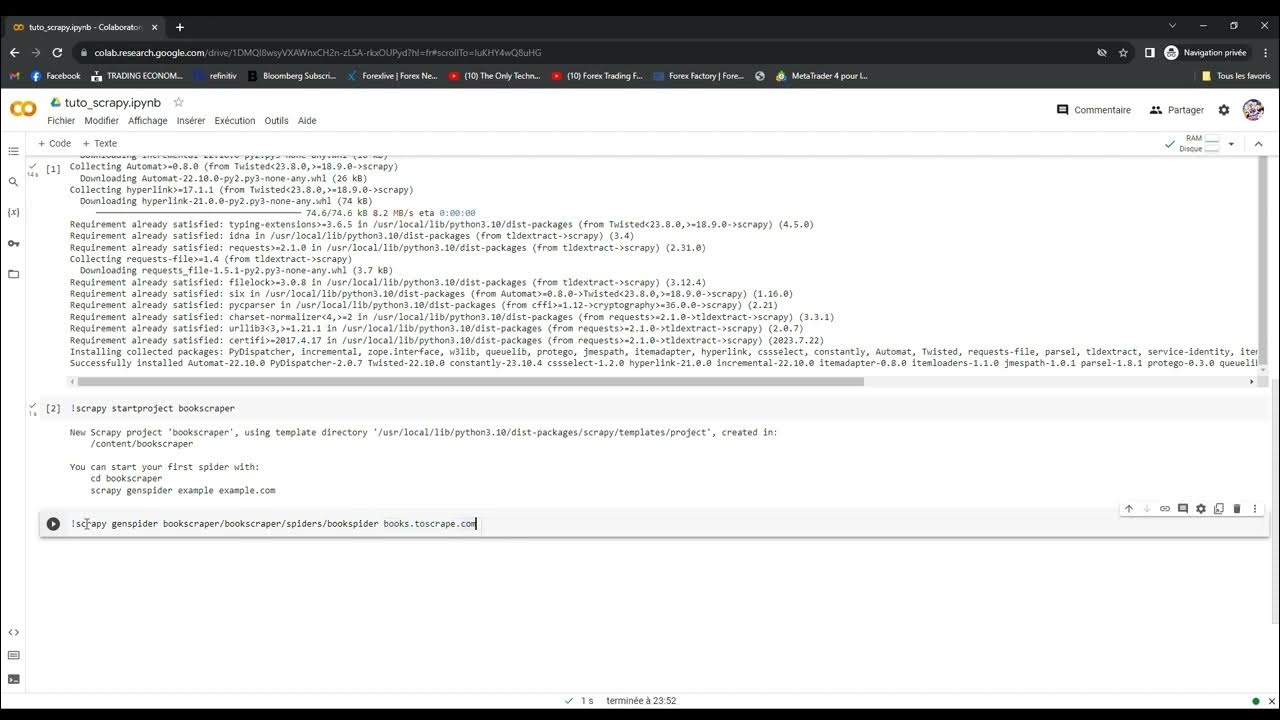 scrapy tutorial - YouTube