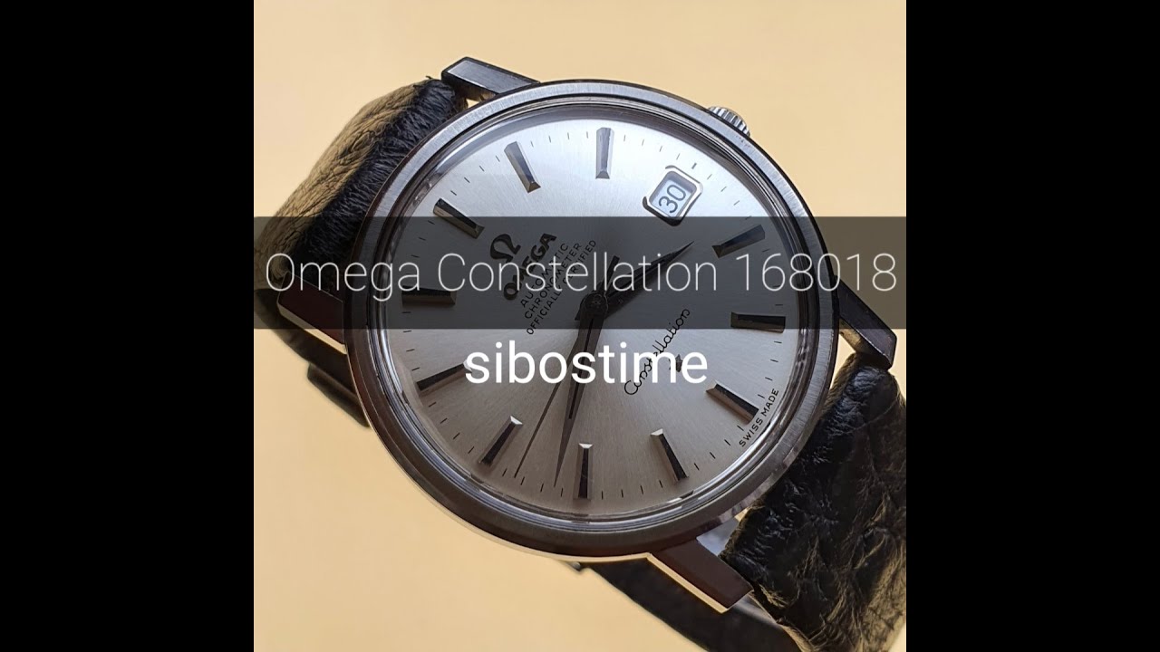 Omega Constellation 168018 Year 1969 Preowned Vintage - YouTube