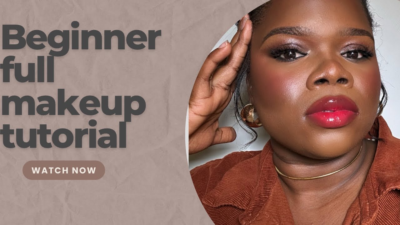 Beginner full makeup tutorial - YouTube