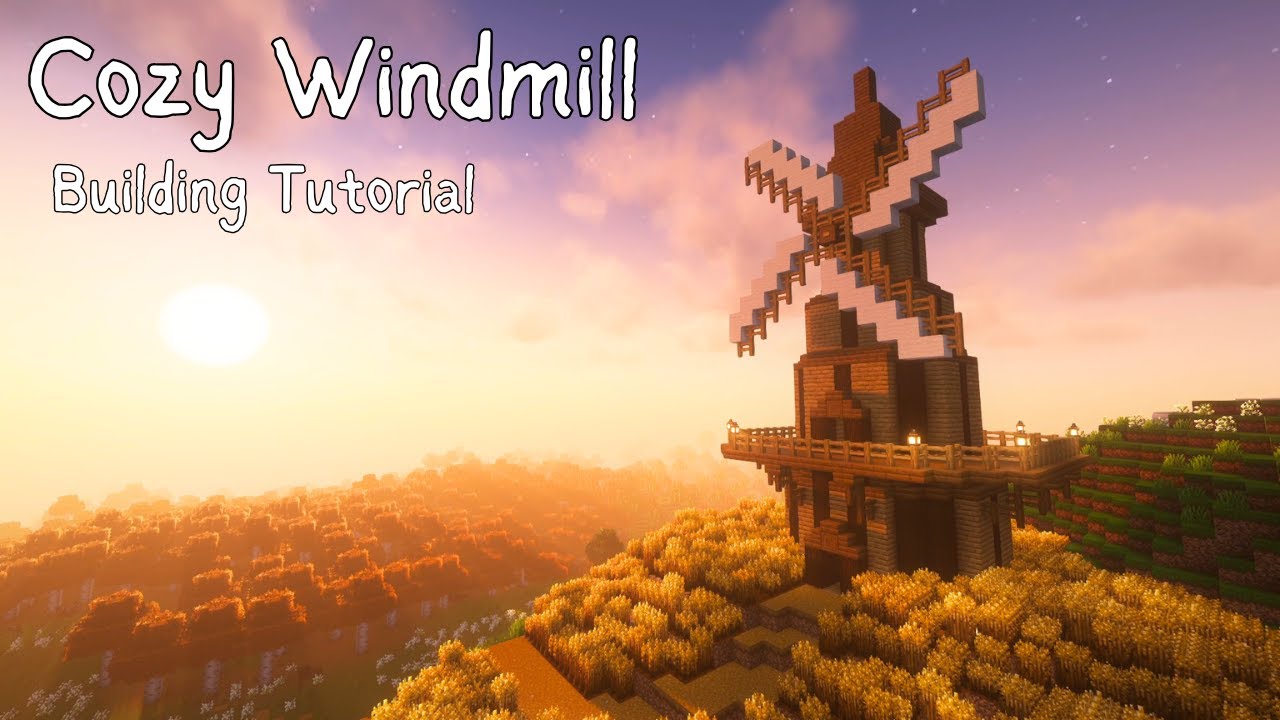 How to build a Cozy Windmill | Minecraft Tutorial - YouTube