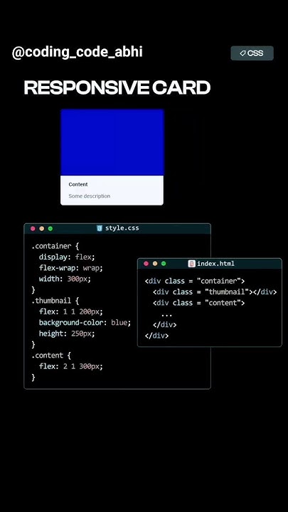 Responsive Card Effect Using Css Grid Areas And Html5 Semantic Elements🚀htmlcss Html5css3