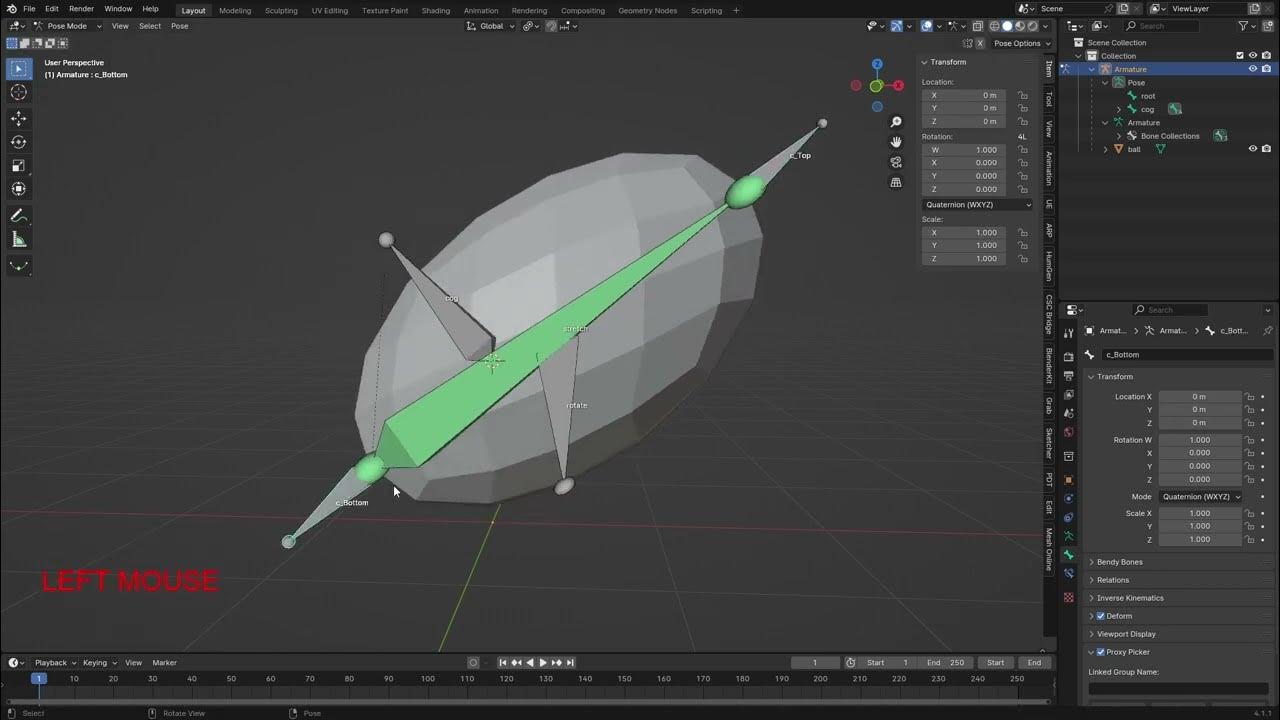 Blender Bangla Tutorial | Ball Rigging for Beginner Tutorial - YouTube