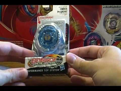 Unboxing a Beyblade Metal Masters LEGEND Cyber Pegasus 105F BB-01 ...