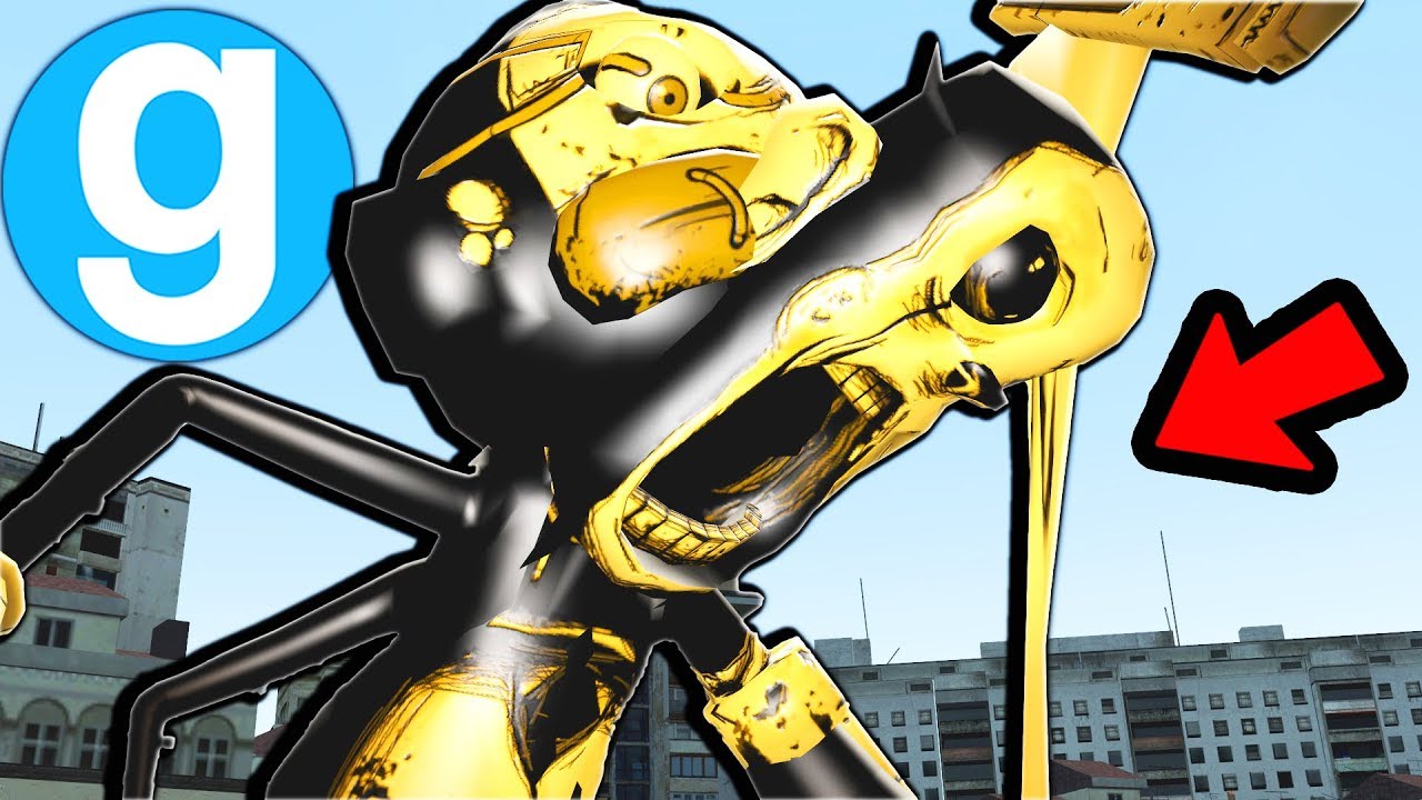 New Bendy and The Ink Machine Chasing NPCs Fusions! BATIM Gmod Garry's ...