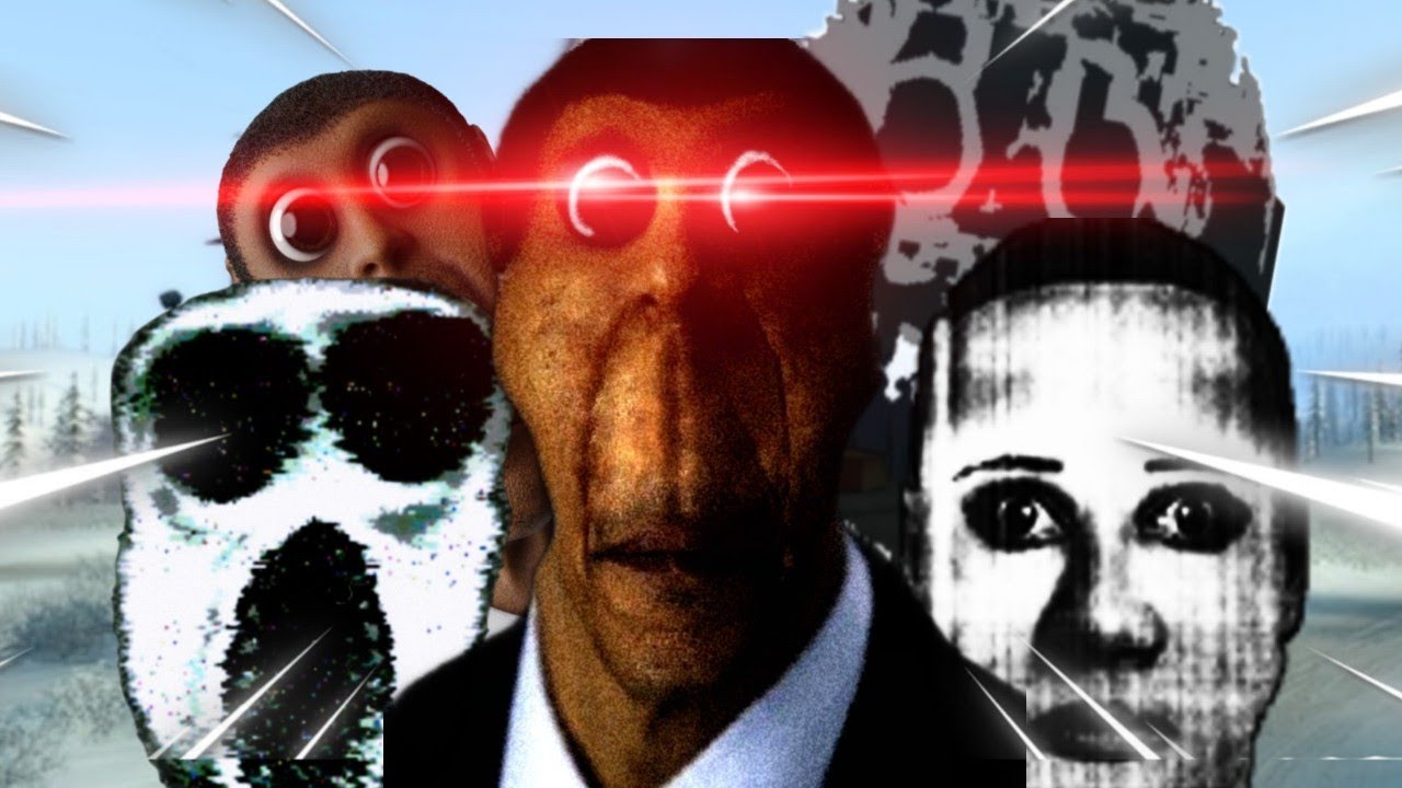 Running from obunga and other nextbots in Gmod - YouTube