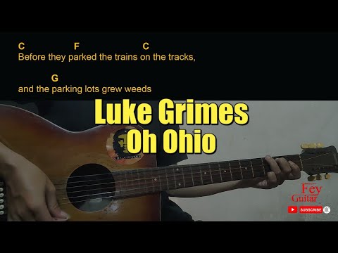 Luke Grimes - Oh Ohio Guitar Chords cover - YouTube