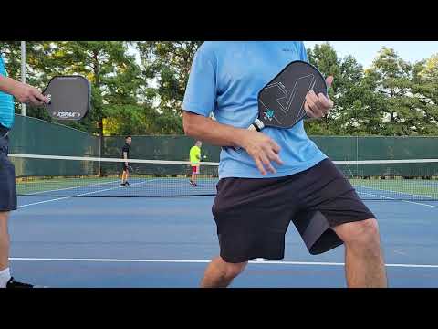 Barry / Rich vs Glenn / Ben Pickleball match Glenn Play his Van Halen ...